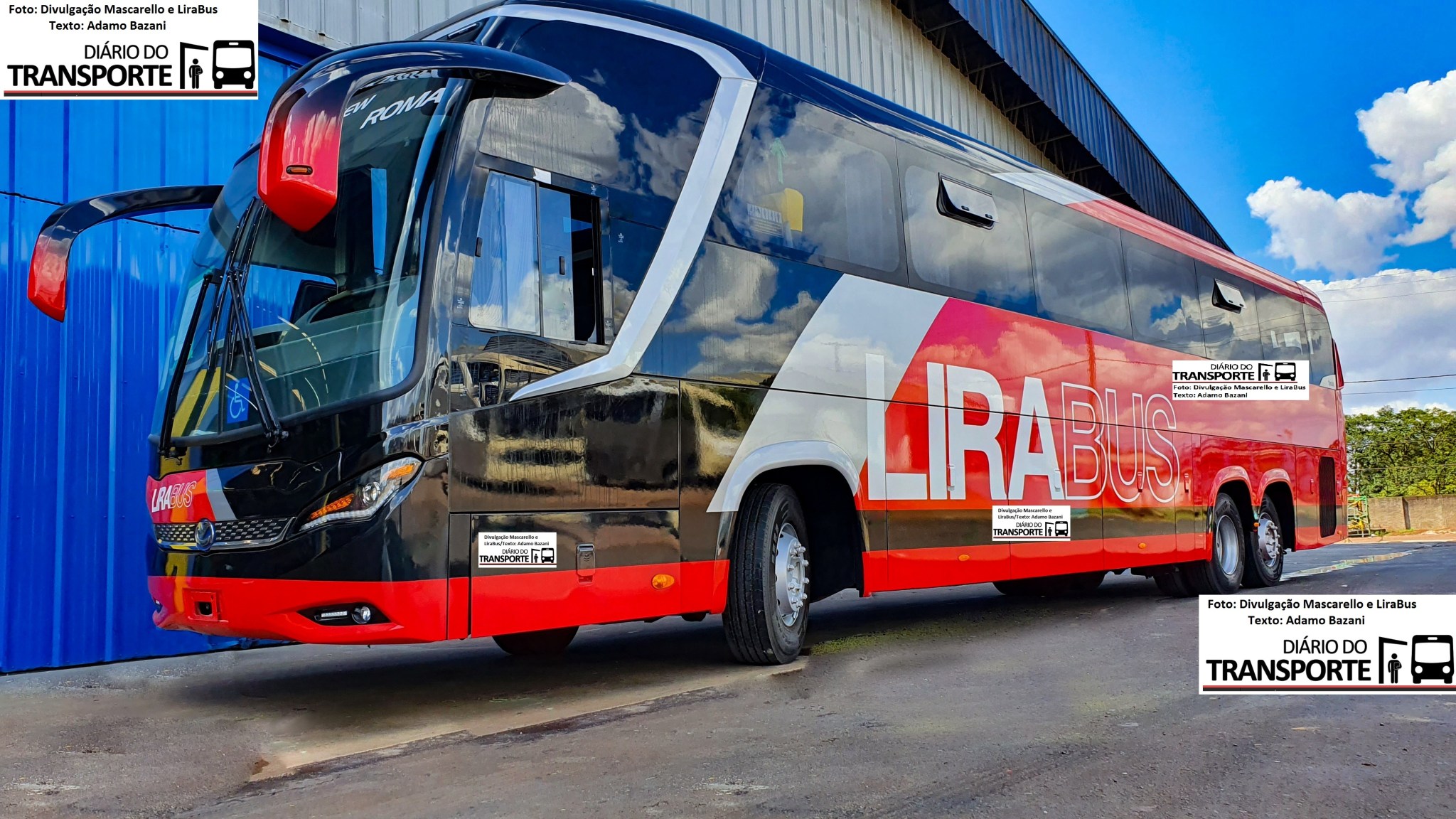 LiraBus compra os dois primeiros Mascarello novo Roma R6. Um dos ...